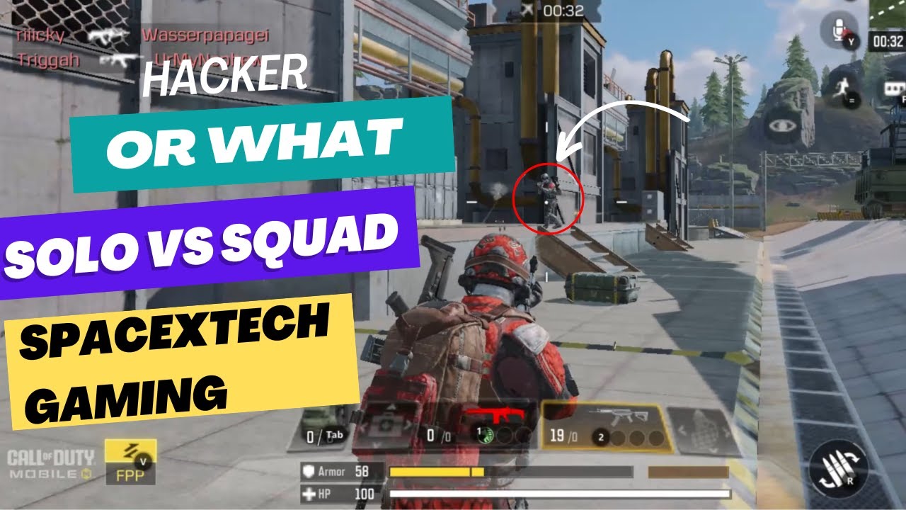 WAS HE HACKER OR BLIND? | SOLO VS SQUAD | COD MOBILE - YouTube