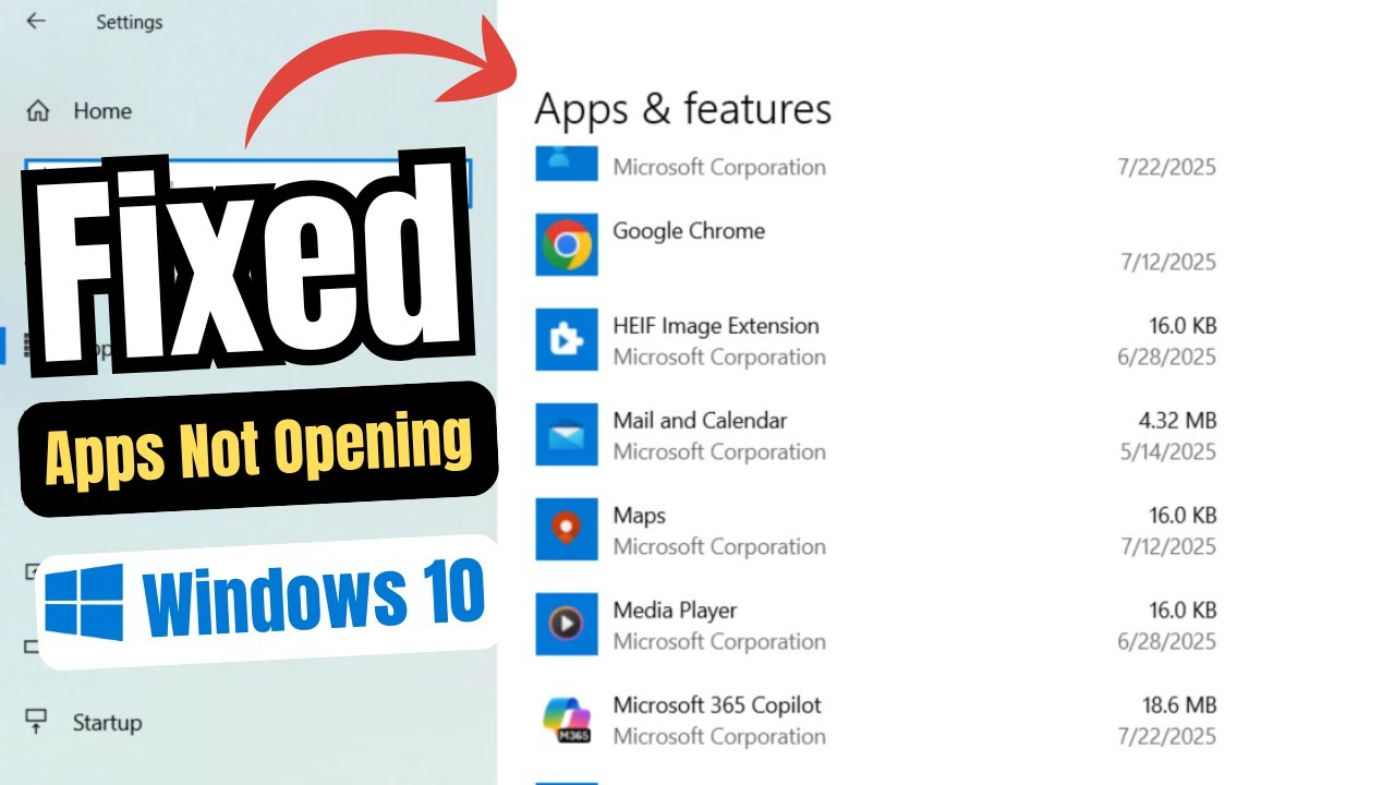 How To Fix Apps Not Opening in Windows 10 ( 2025 ) - Step by Step - YouTube