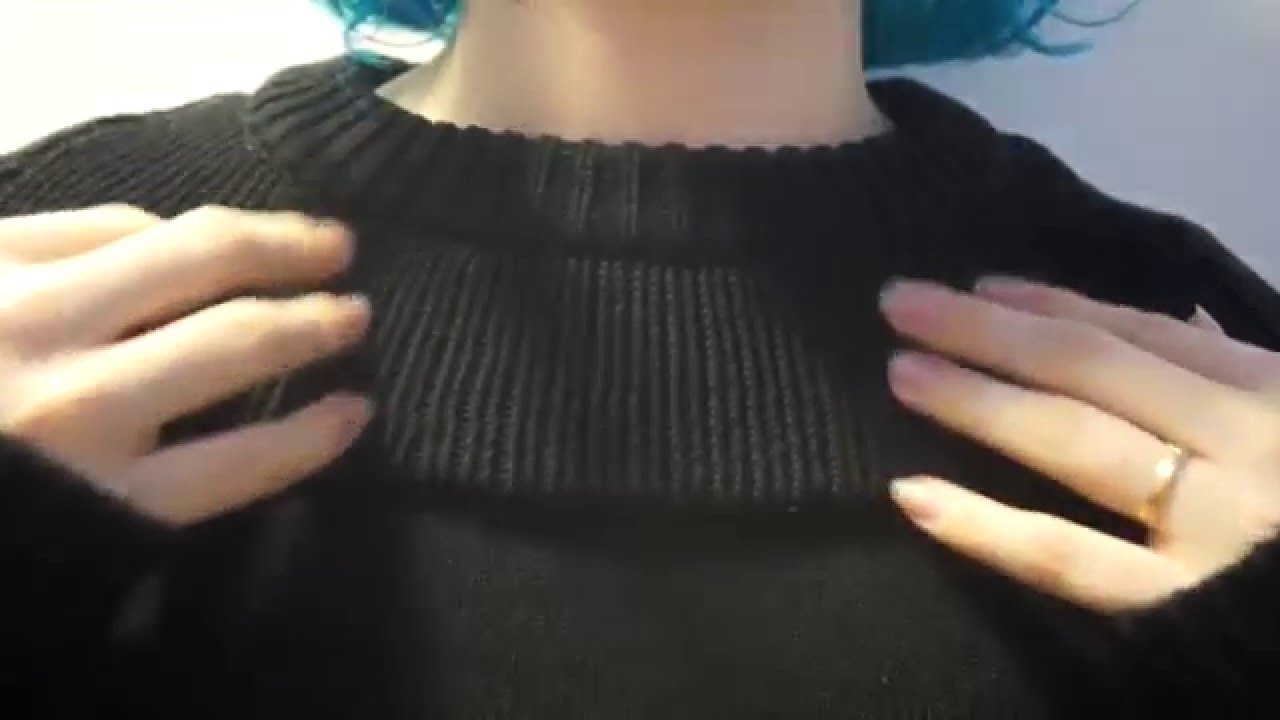 ASMR (No Talking) - Gently Scratching Knit Sweater & Hiding My Hands In ...
