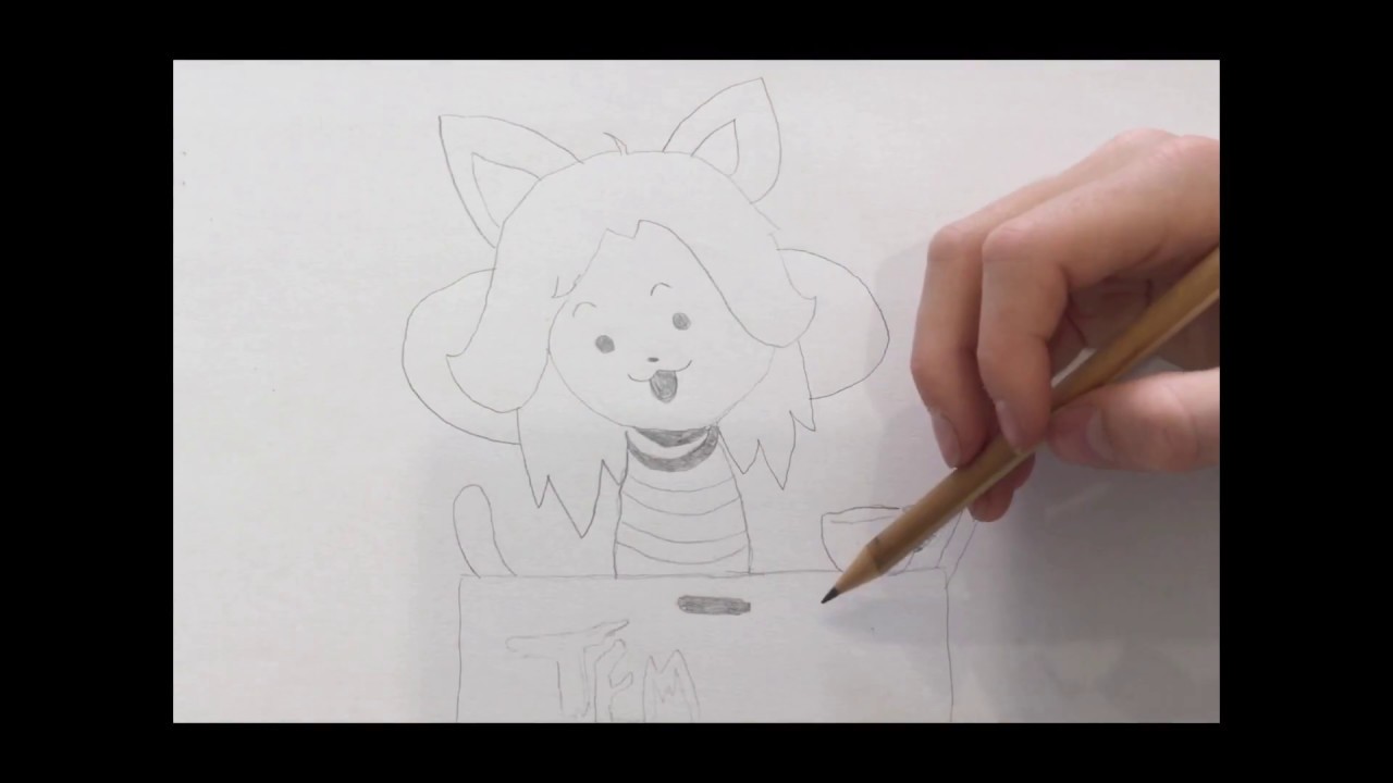 How to Draw Temmie | Undertale - YouTube