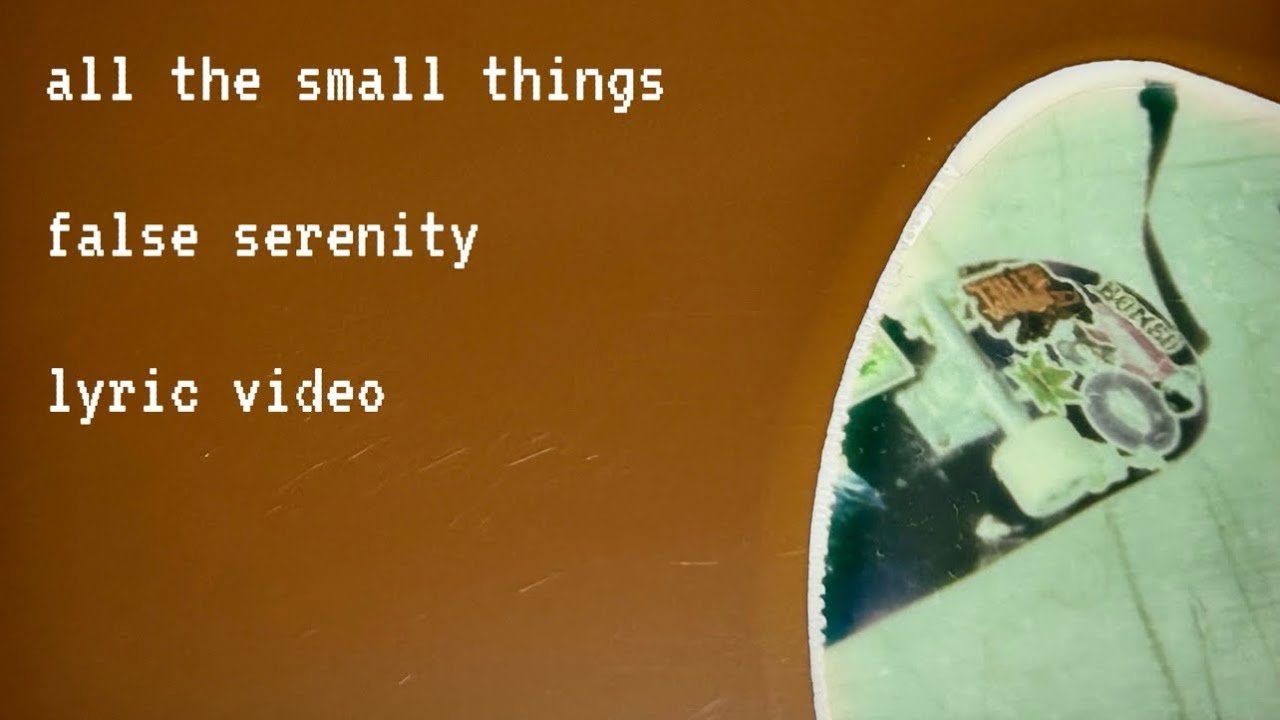 all the small things (lyric video) - YouTube