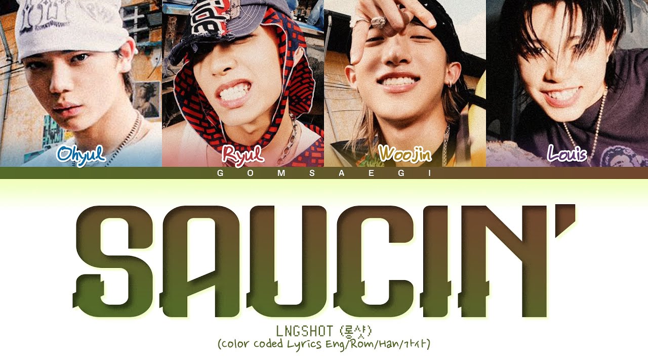 LNGSHOT 'Saucin'' Lyrics (Color Coded Lyrics) - YouTube