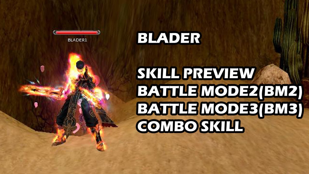 CABAL ONLINE | BLADER | SKILL PREVIEW | BATTLE MODE2(BM2) | BATTLE MODE ...