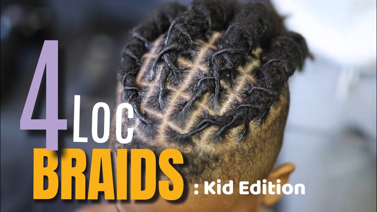 4 Loc’d Braids style + 4 Years Loc Update - YouTube