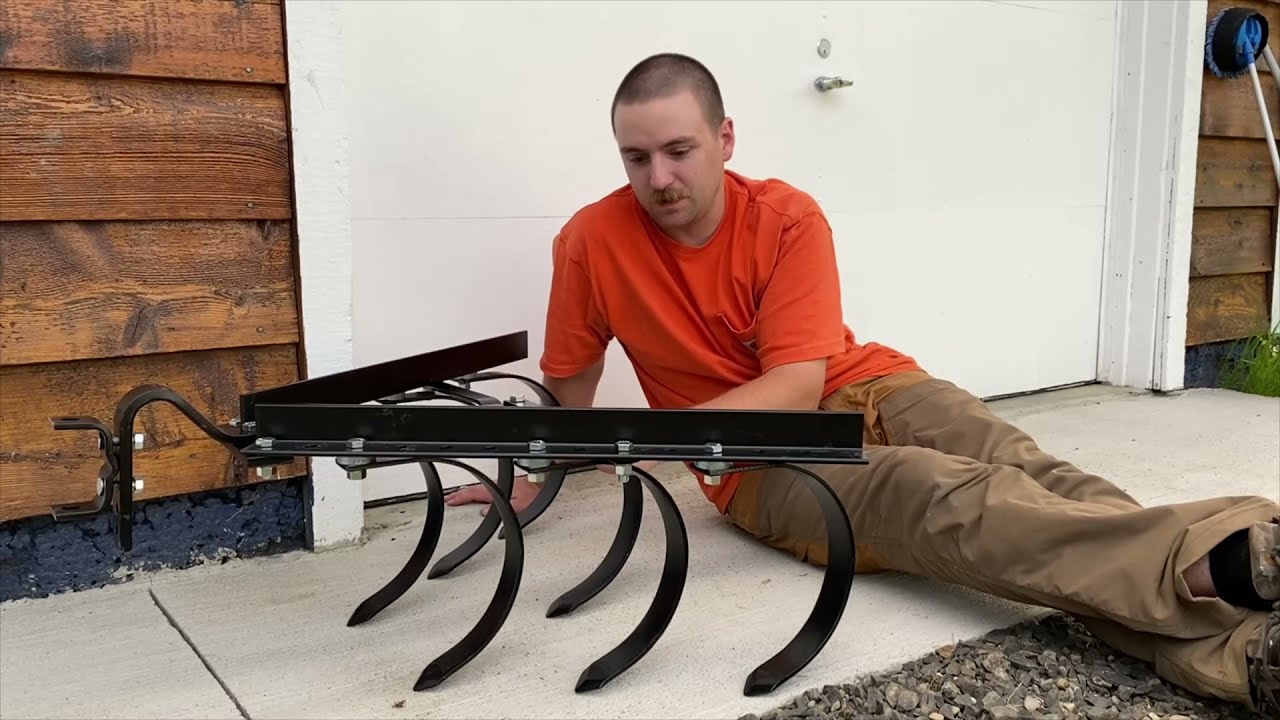 Brinly Sleeve Hitch Cultivator - Impressions & Assembly - YouTube