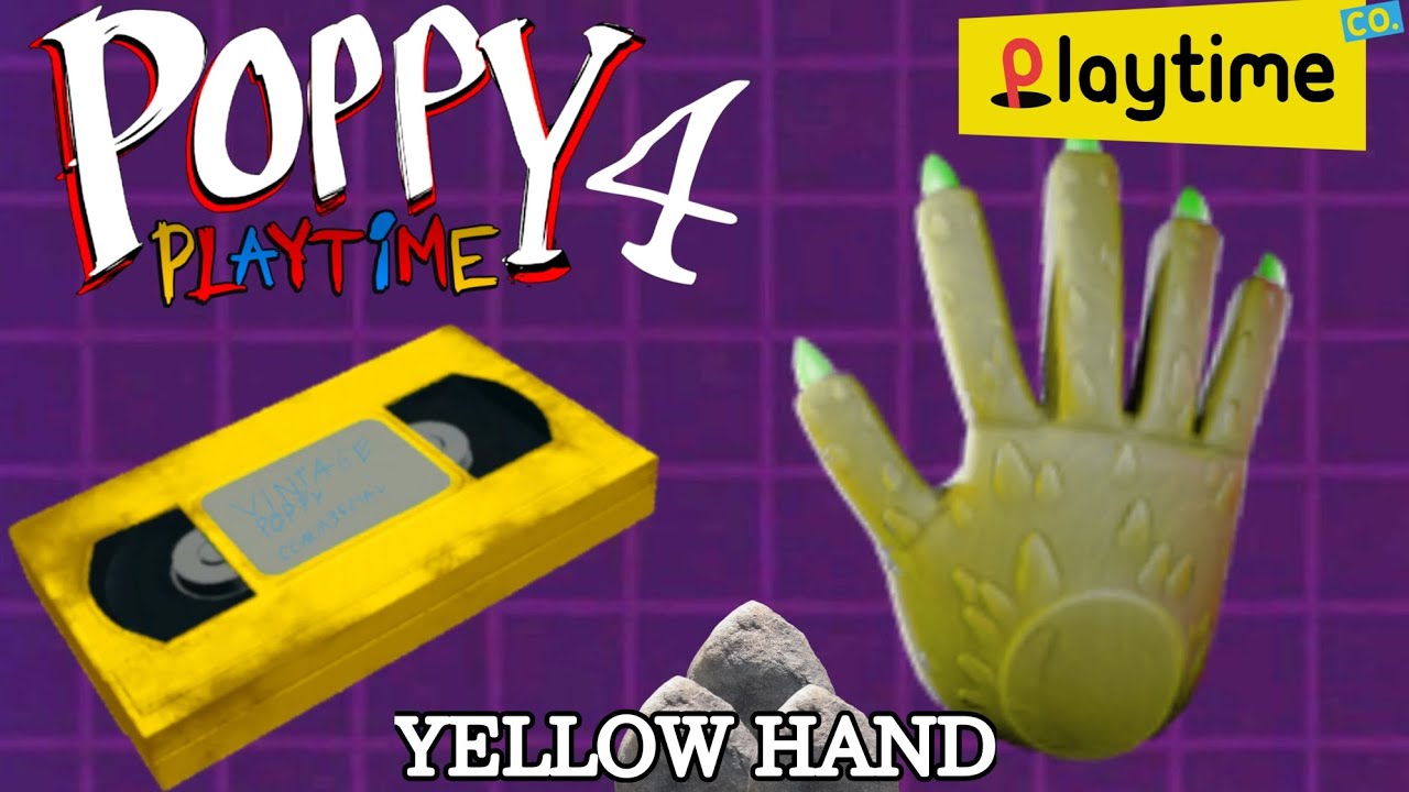 Poppy Playtime: Chapter 4 New YELLOW HAND VHS Tutorial - YouTube