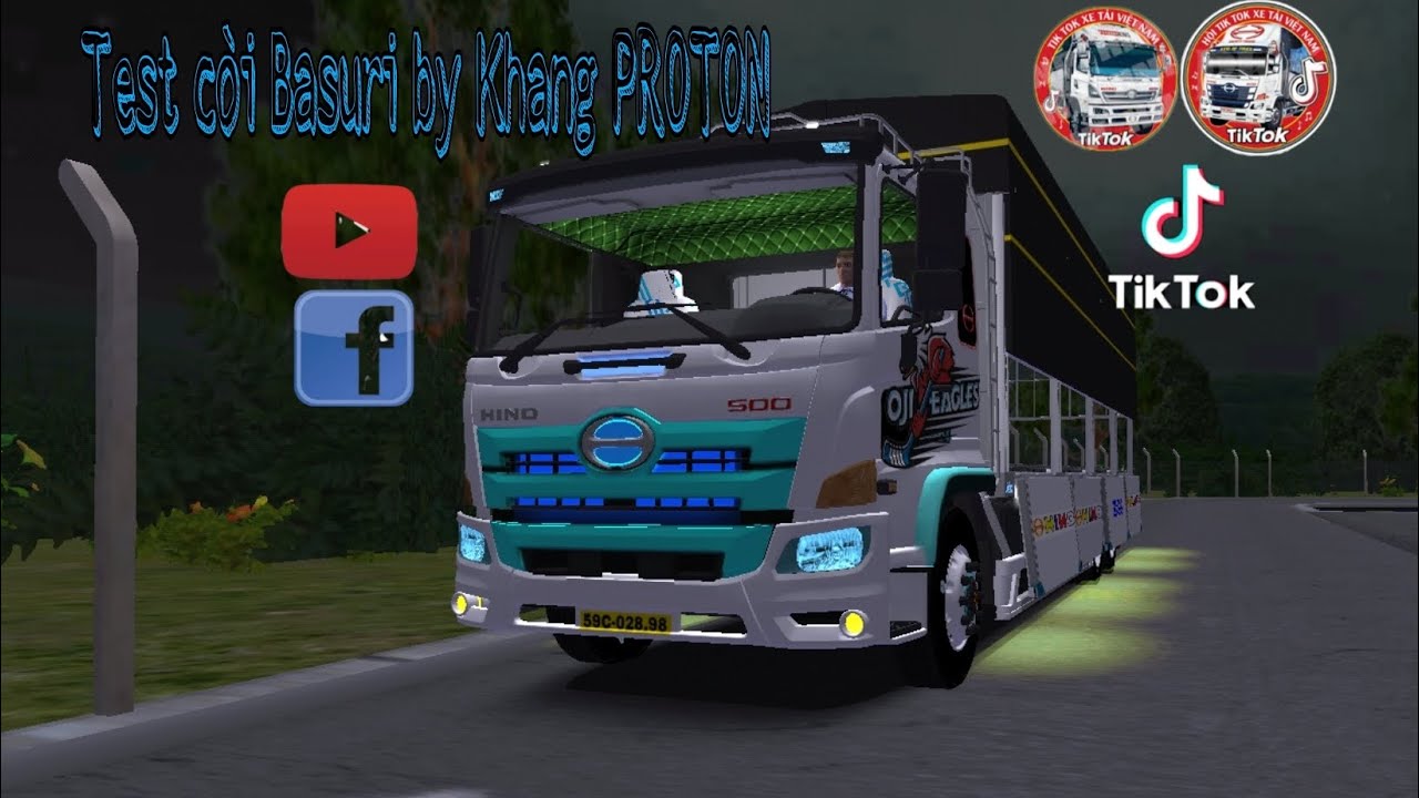Test còi Basuri Hino 500 | PROTON BUS SIMULATOR - YouTube