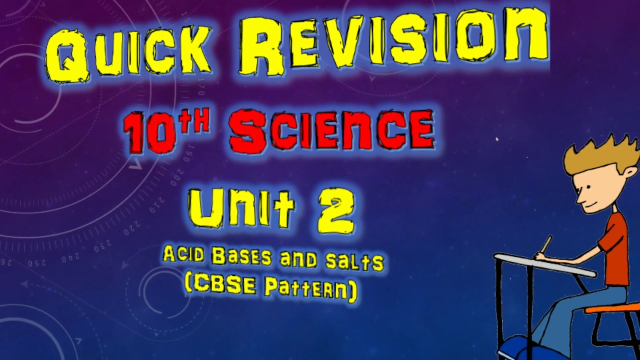 Quick Revision class 10 Science - Unit 2 - YouTube