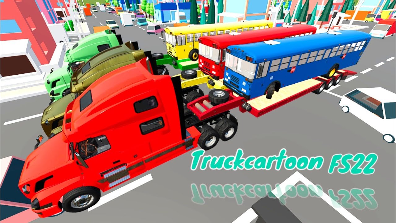 Crazy FS22 Gameplay: Overloaded Trailer Transporting Deer all in one ...