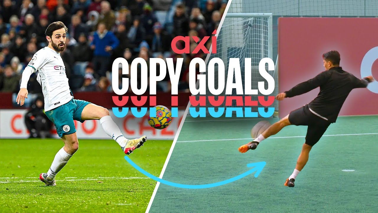 BERNARDO BLASTS IT | Smashed Goal vs Villa! | Copy Goals with Axi - YouTube