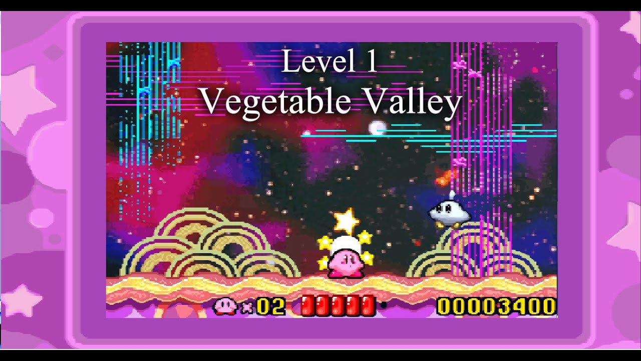 Kirby Nightmare In Dreamland: Level 1 | Vegetable Valley - YouTube