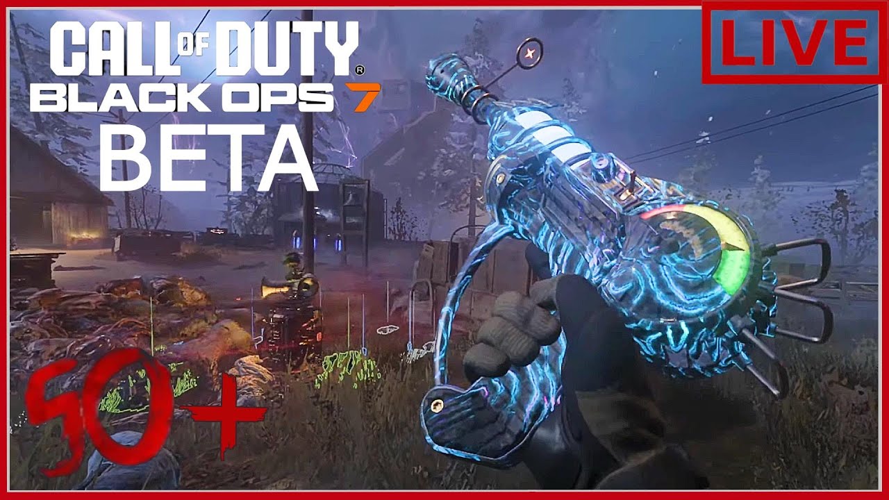 BO7 ZOMBIES BETA HIGH ROUNDS RUN LIVE! - YouTube