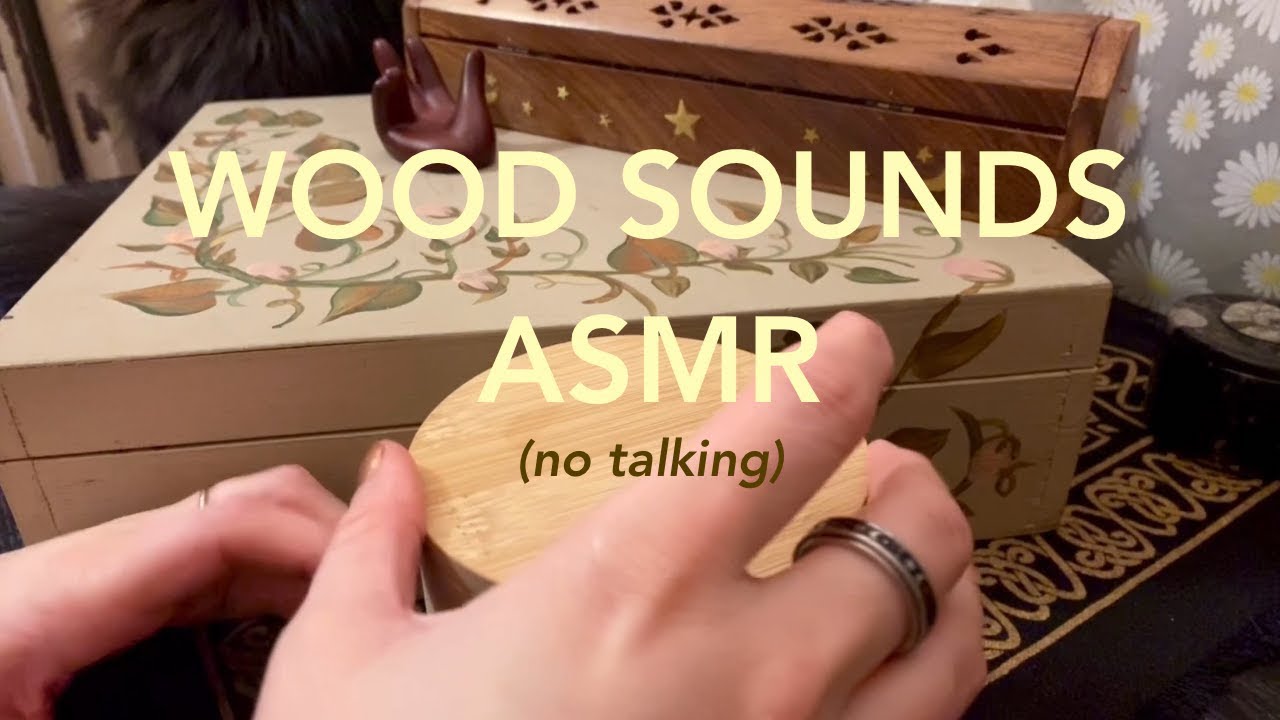 Gentle scratching and fast tapping wood and paper sounds | Lo Fi ASMR | No Talking - YouTube