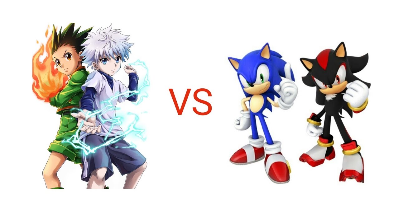 mugen gon/killua vs sonic/shadow - YouTube