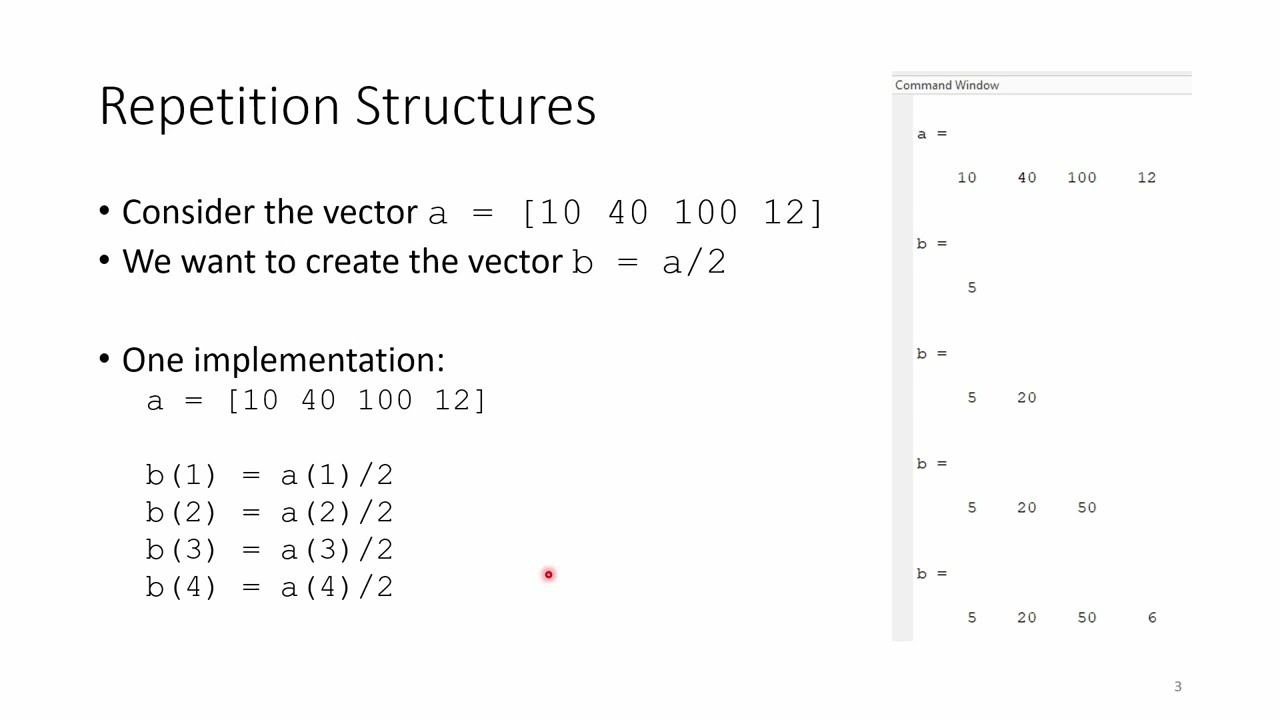 MATLAB Repetition Structures Review 1 3 YouTube matlab-repetition-structures-review-1-3-youtube