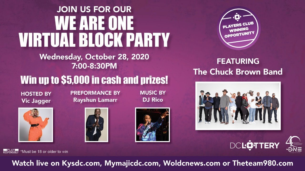 Radio One’s Virtual Block Party brought to you by DC Lottery - YouTube