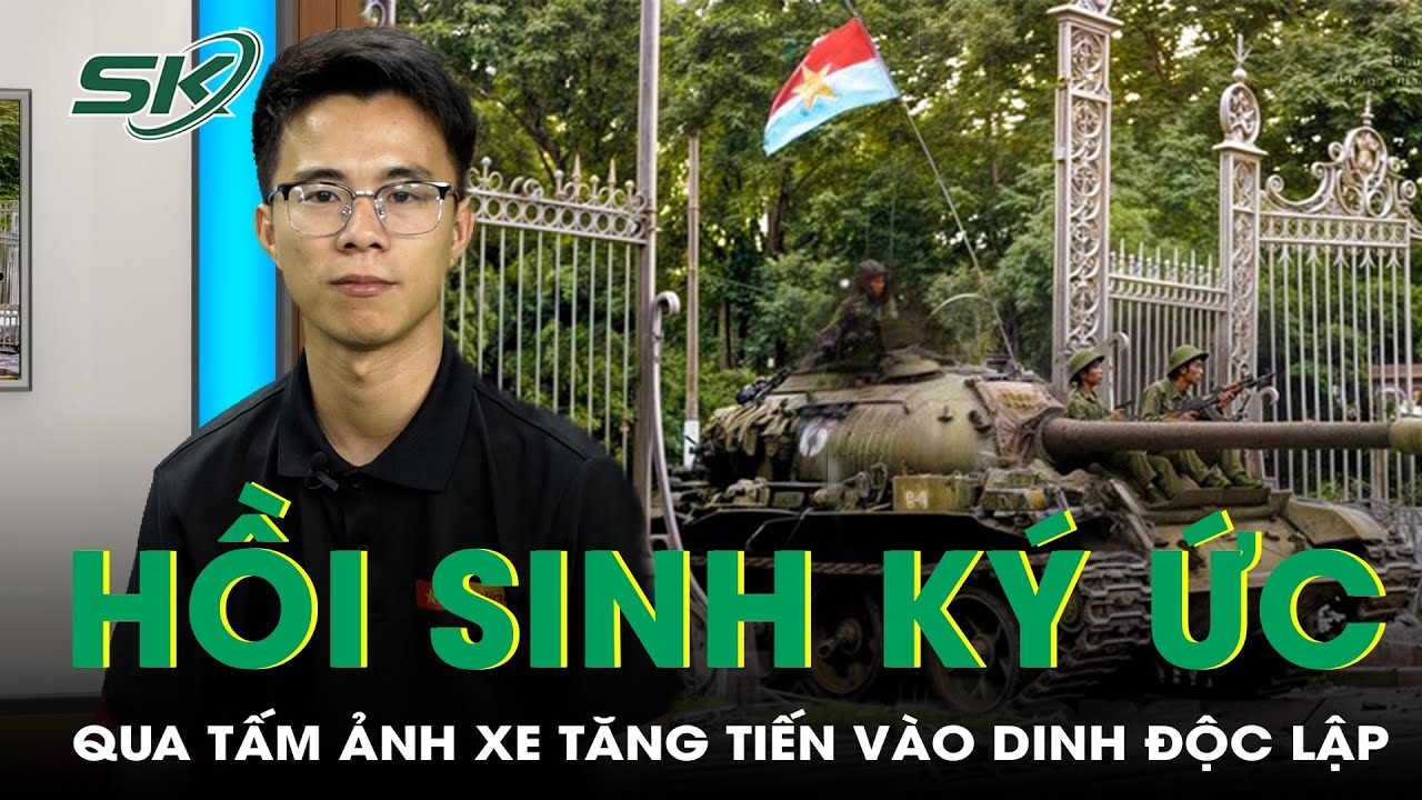 Hồi sinh ký ức lịch sử qua tấm ảnh xe tăng 846 tiến vào Dinh Độc Lập ...