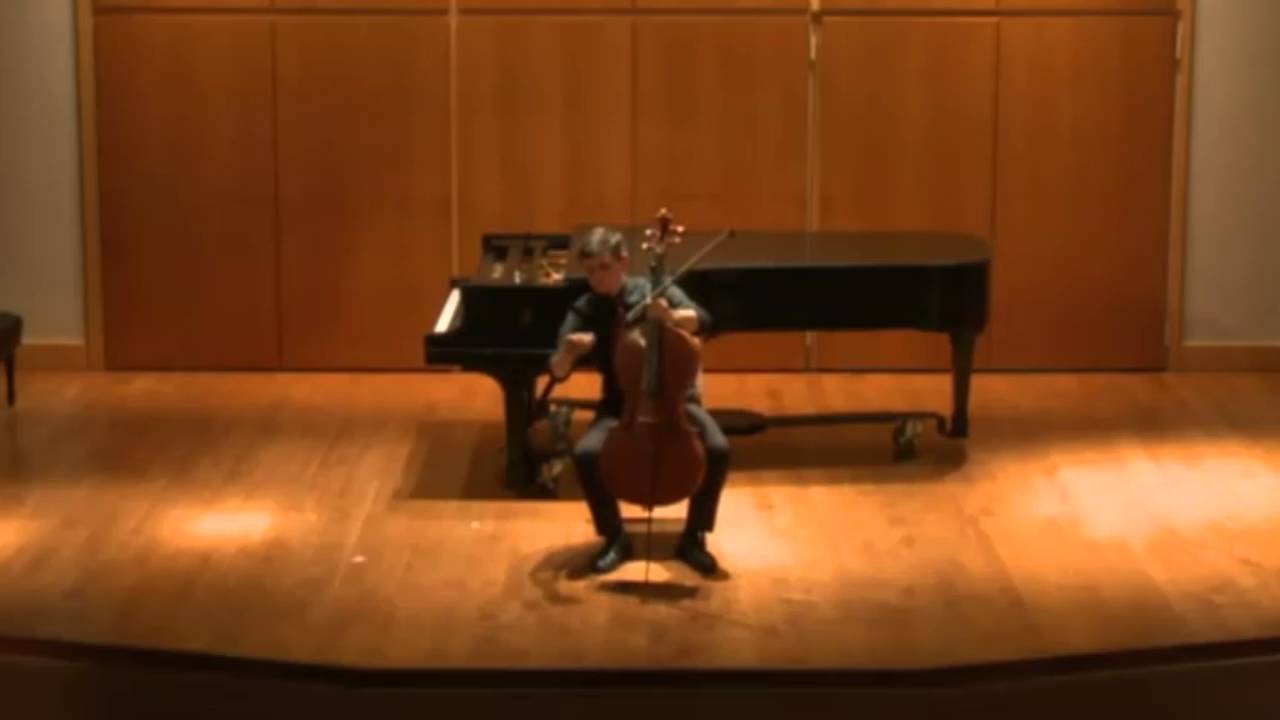 Master's Recital: Justin Yoder, cello - YouTube