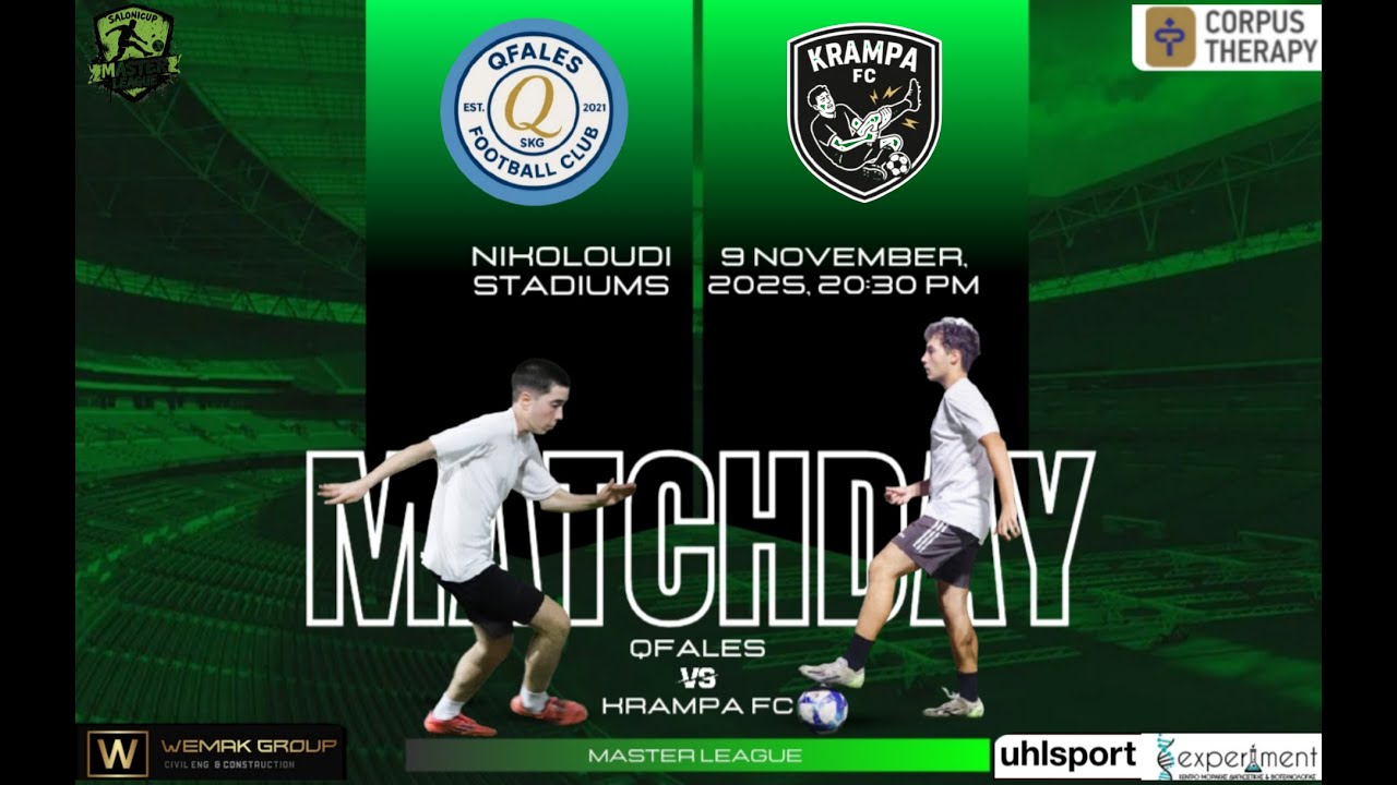 QFALES VS KRAMPA FC (09/11/2025) MASTER LEAGUE - YouTube