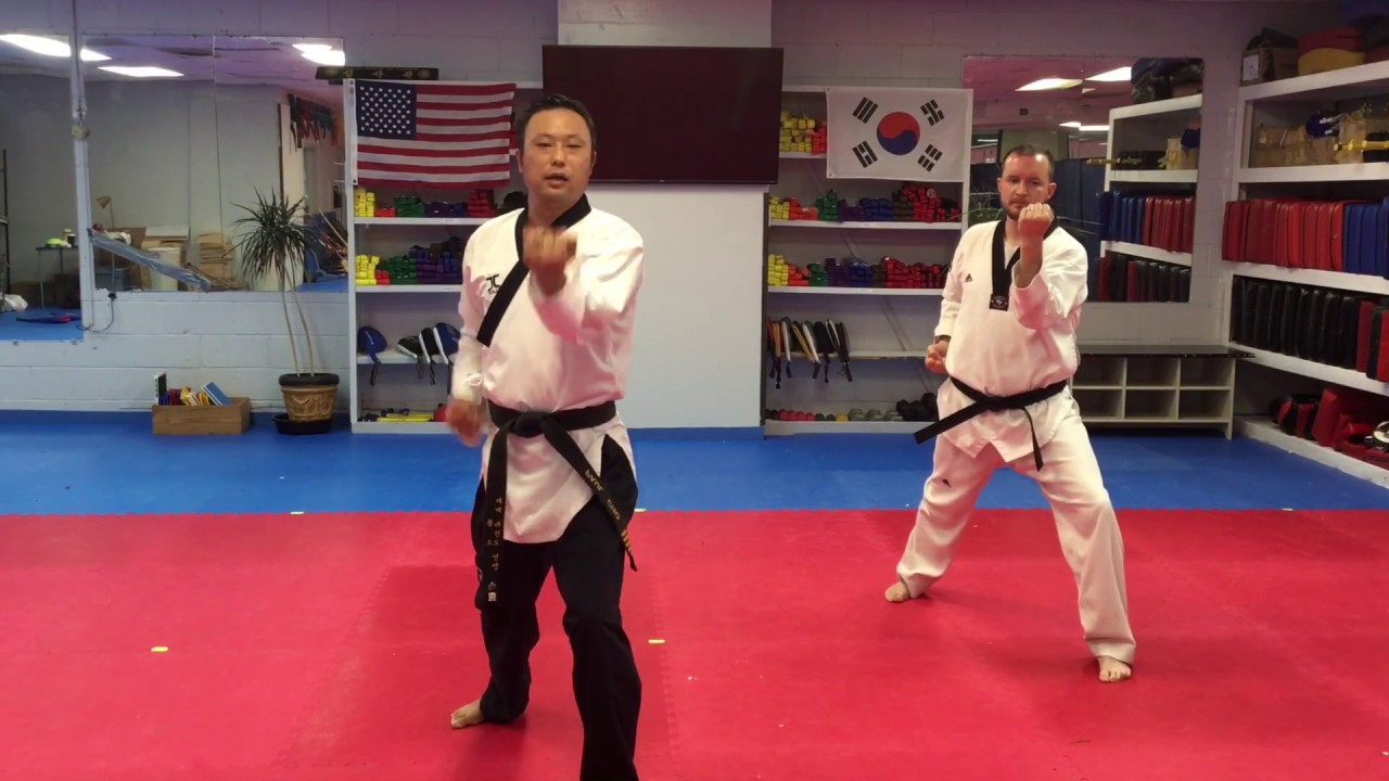 Cho's TKD Poom Belt Form - TaeGuk 8 by Master Paul Cho - YouTube