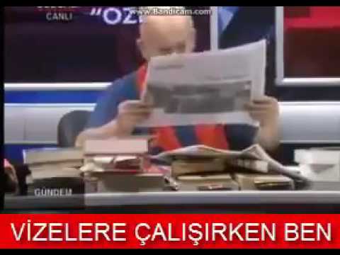 Vizelere çalışırken ben