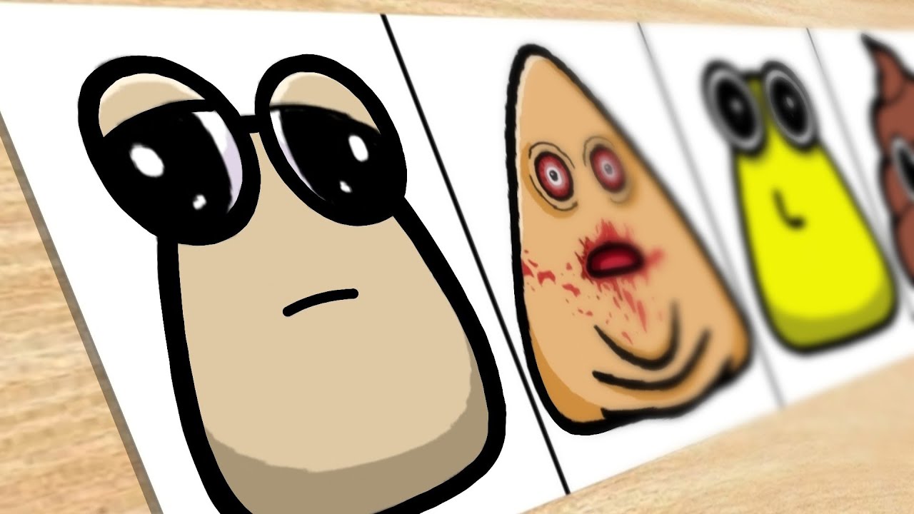 Drawing Sad Pou & Bou's Revenge - Secret Ending (Pou, Evil Pou, Poulina ...