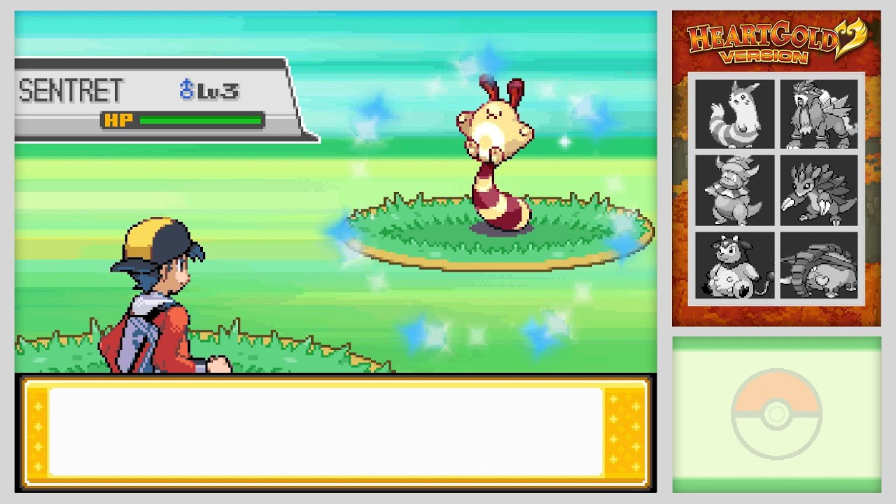 Live! Shiny Sentret in HeartGold after 14,291 REs! (DTQ #1) - YouTube