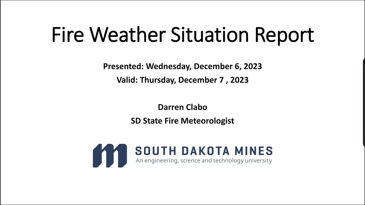 20231206 Wildfire Situation Report - YouTube