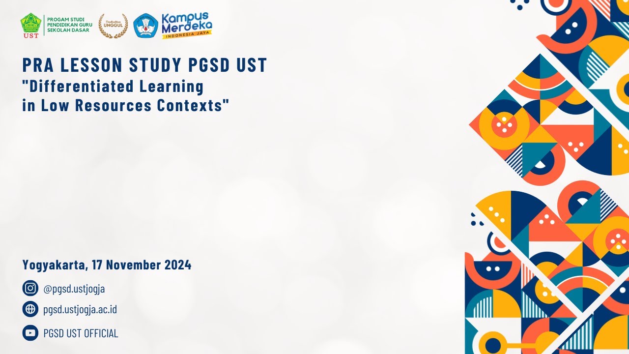 PRA LESSON STUDY PGSD UST "Differentiated Learning in Low Resources ...