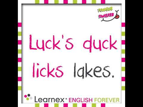 Tongue Twister / Luke Luck Likes Lakes... - YouTube