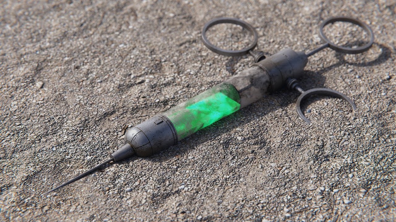 Scifi Syringe Using Creative Bundle Add-ons - YouTube