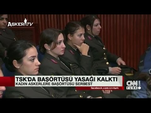 TSK’da başörtüsü yasağı kalktı