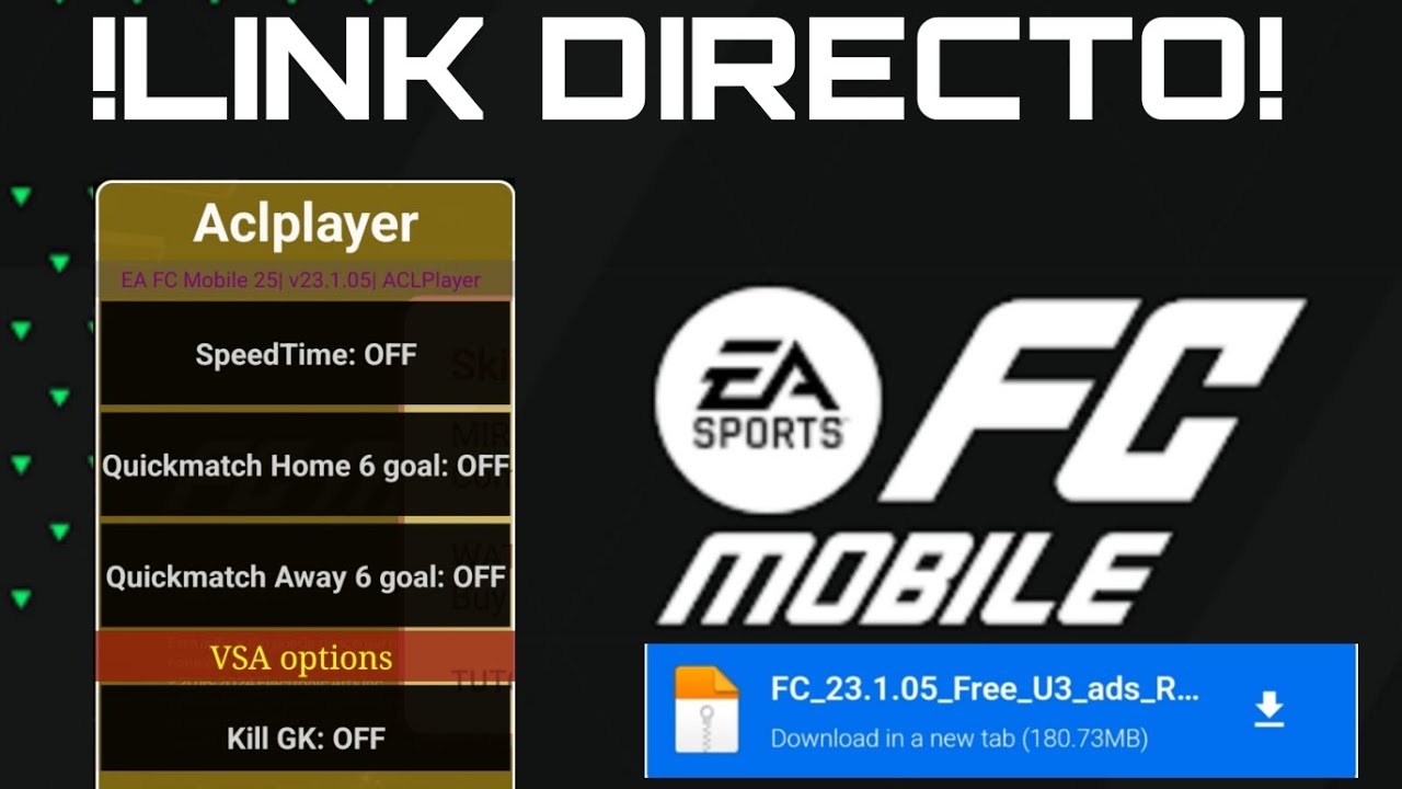 ATUALIZOU !!! MOD MENU EA FC By Acl Player - NOVO MÉTODO - YouTube