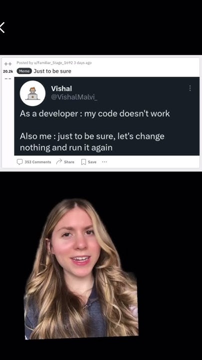 Your daily dose of programmer memes #techtok #techtoktips #learnontiktok #programming - YouTube
