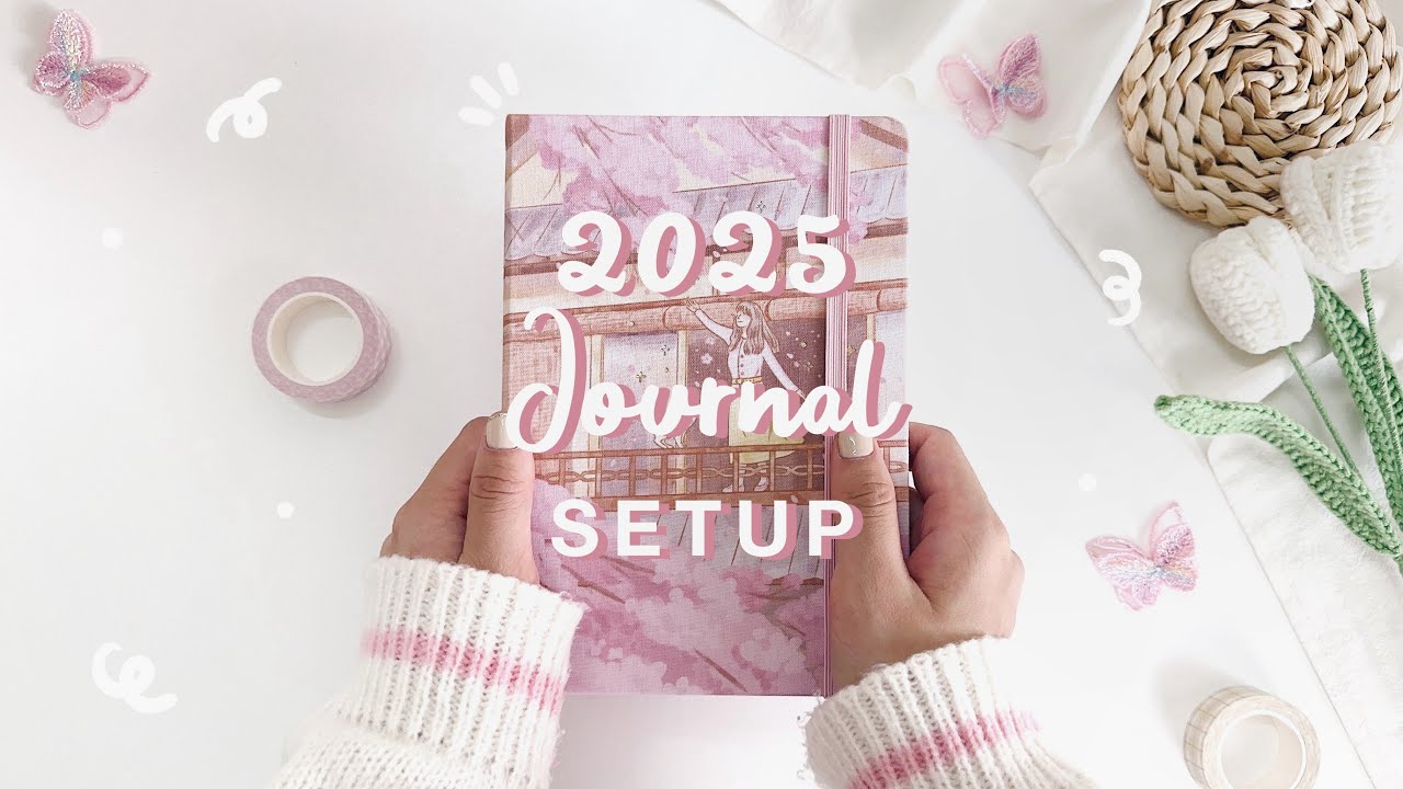 🌸 my 2025 journal setup (+GIVEAWAY!) - YouTube