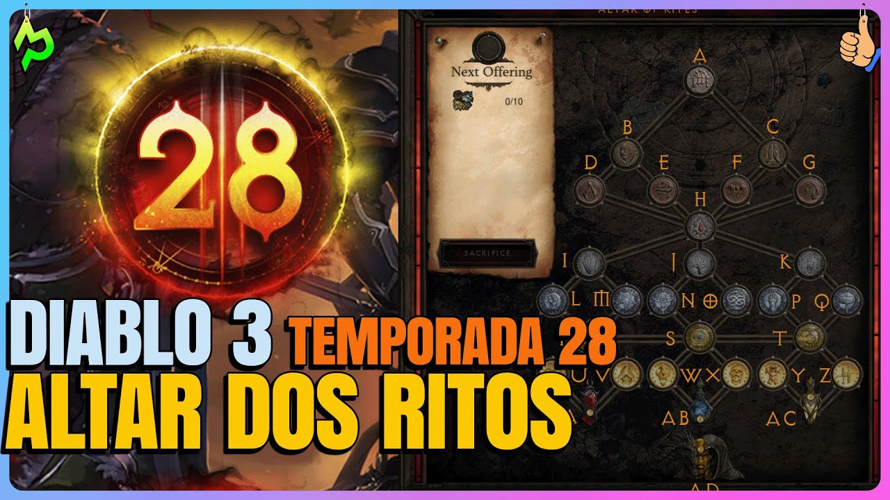 Diablo 3 | Altar dos Ritos | Temporada 28 - YouTube