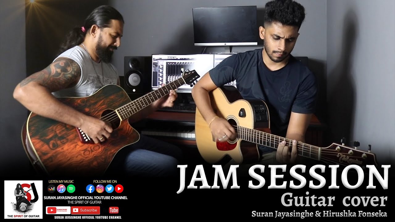 Suran jayasinghe & Hirushka fonseka Jam session - YouTube