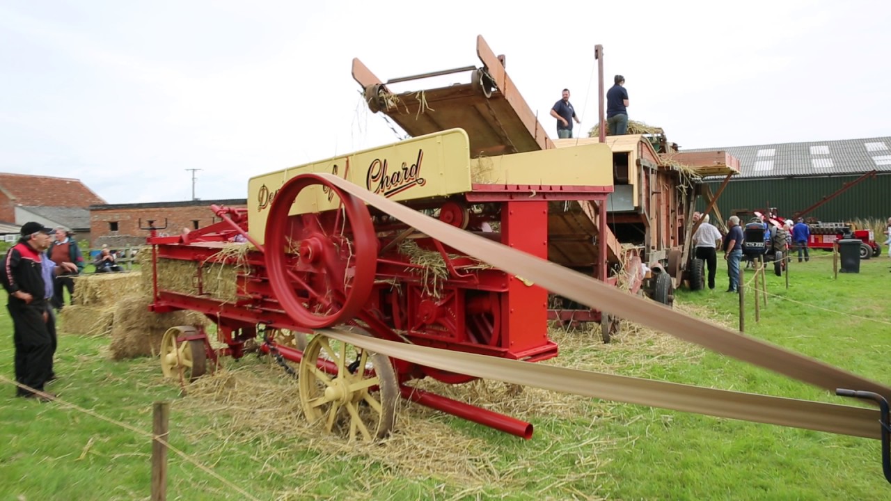 Thrashing Machine working well - YouTube