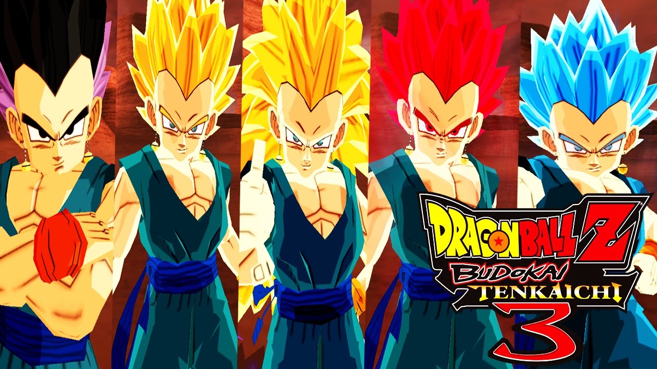 Kid Trunten All Forms vs Villains - Dragon Ball Z Budokai Tenkaichi 3 ...