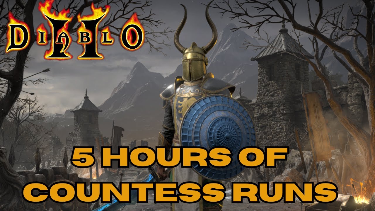 Diablo 2 ReModded | 5 Hours of Countess Runs - YouTube