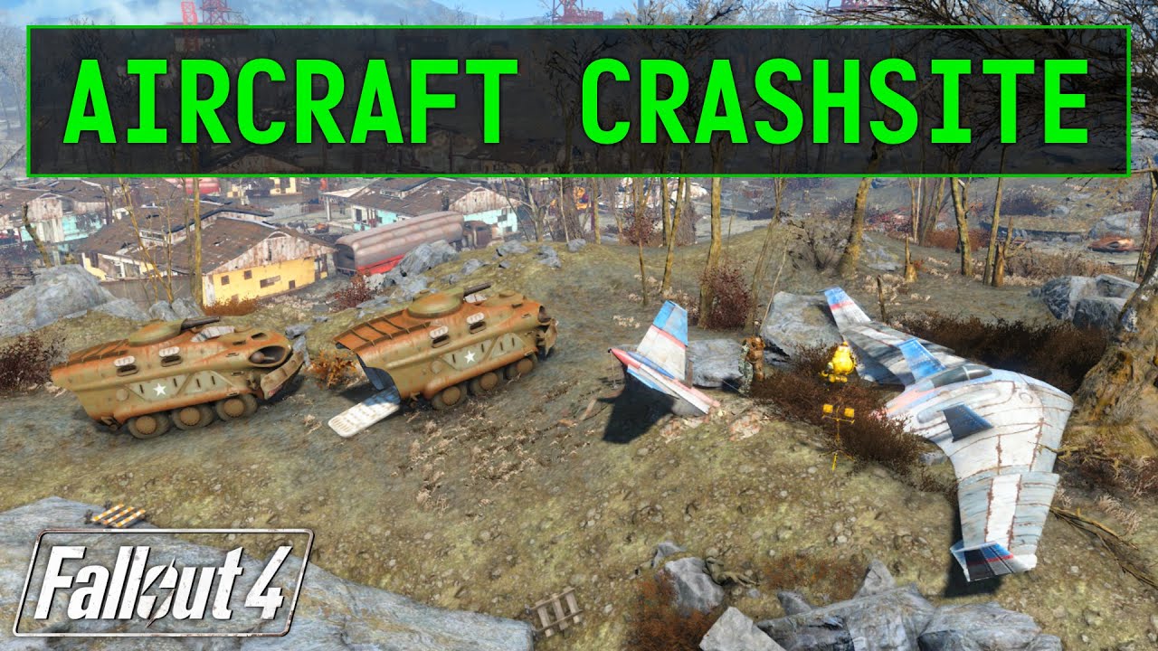 Fallout 4 | Aircraft Crashsite - YouTube