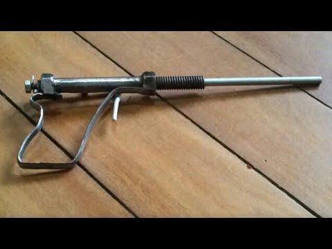 Mudah ! Cara Buat Pistol Rakitan Sederhana ! Jarak Bisa 50meter