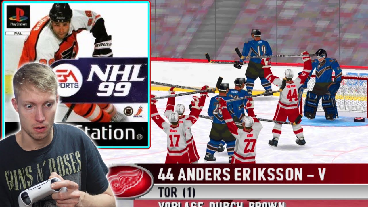 ZEIT FÜR EISHOCKEY!! NHL 99 🕹️ (PS1) Gameplay - Angezockt (1998) - YouTube