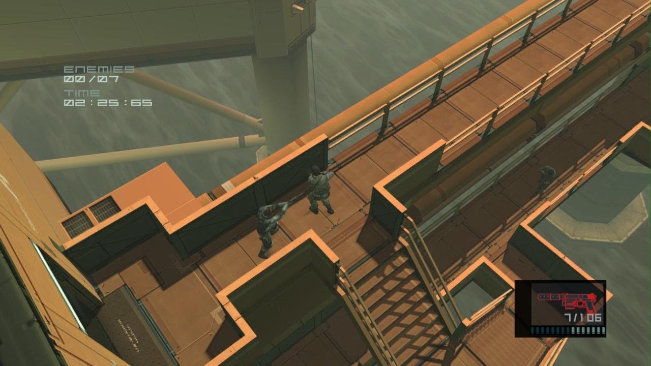 MGS2 VR Missions || Snake (MGS1) || Elimination 01 - YouTube