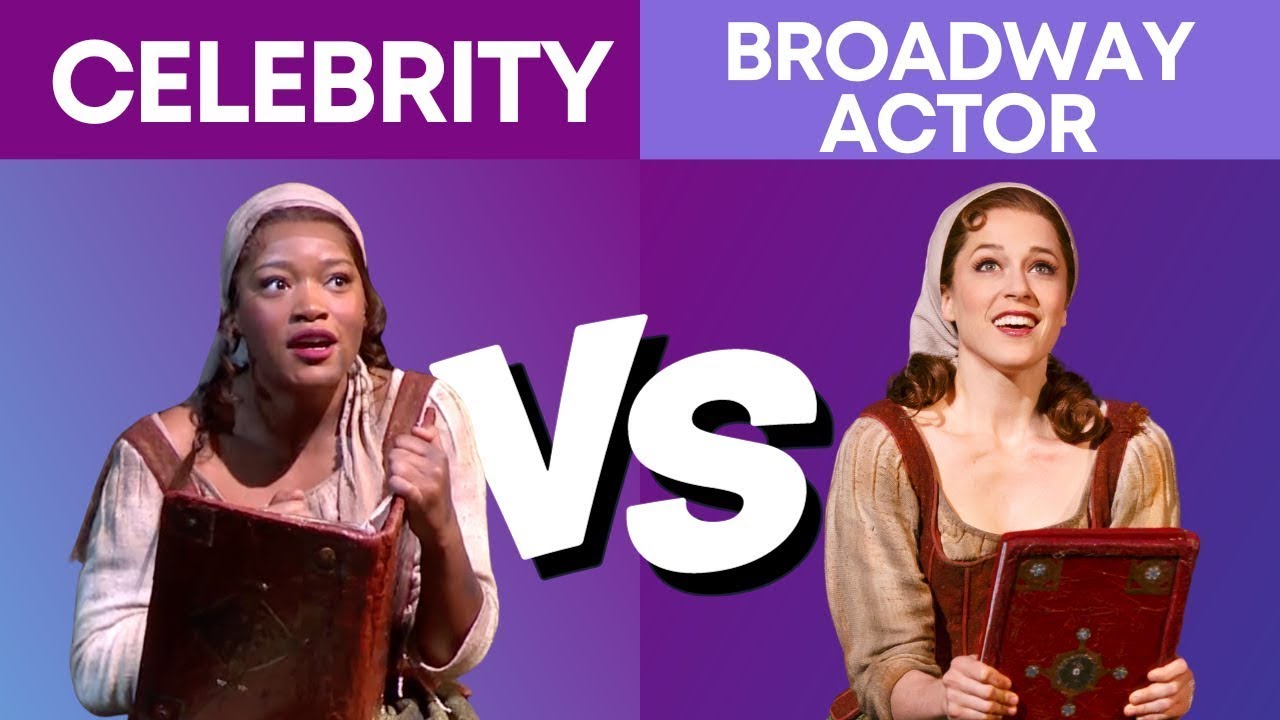 Stunt casting: Celebrity vs Broadway Actor - YouTube