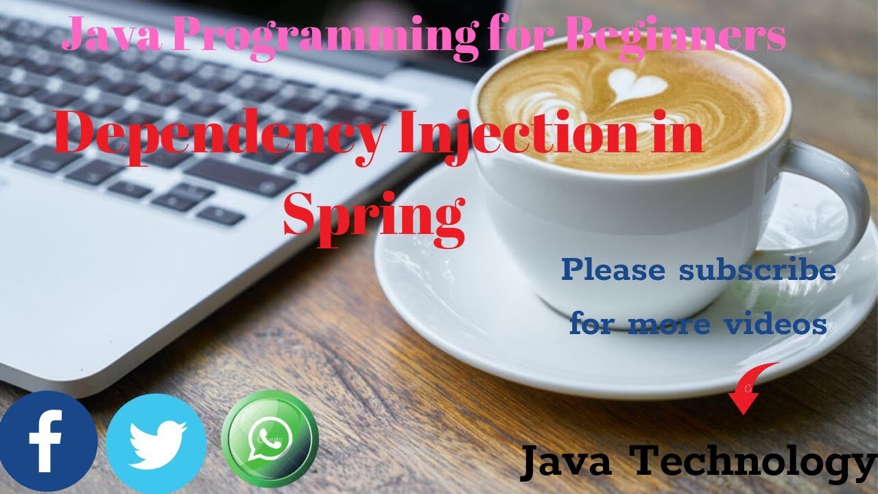 DEPENDENCY INJECTION IN SPRING - YouTube