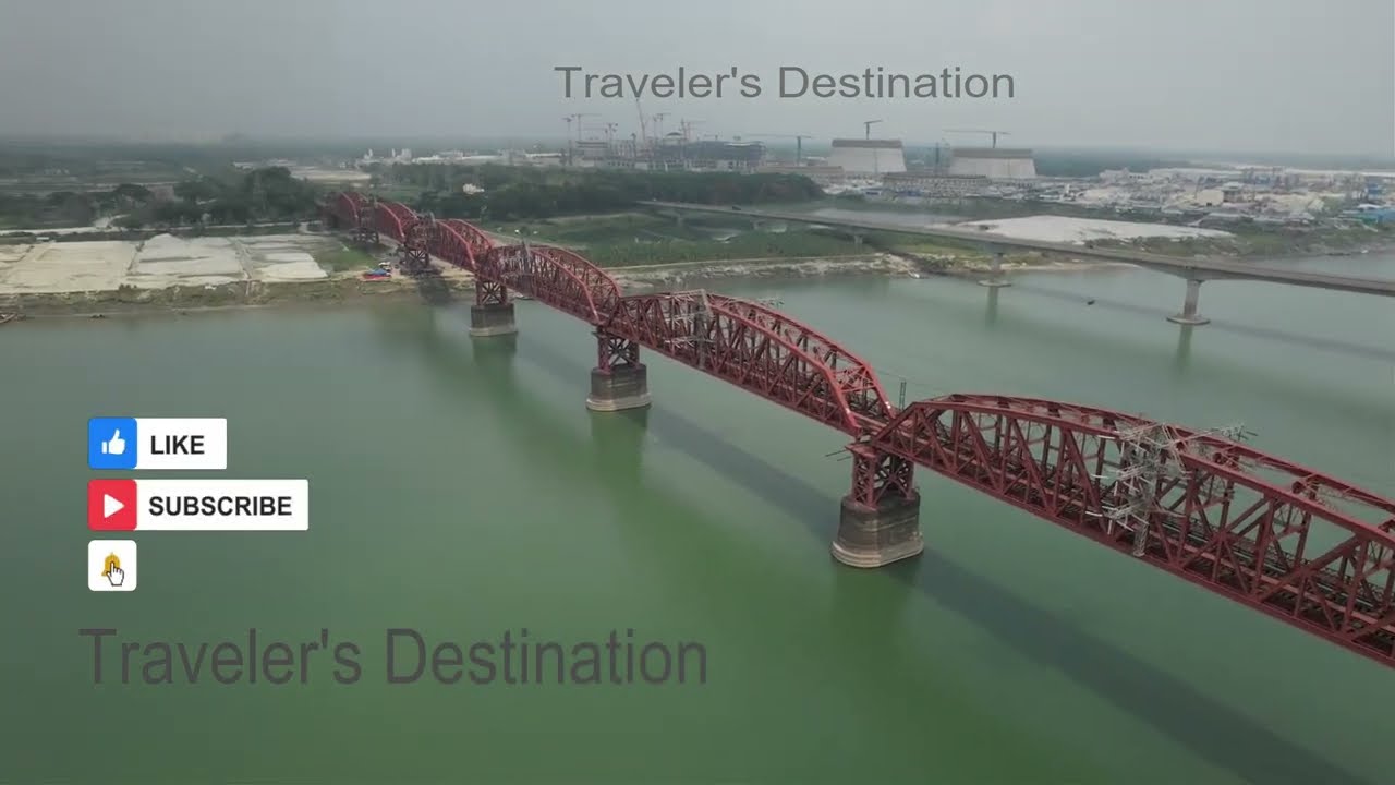 Harding Bridge Pakshi Pabna স্টিল রেলওয়ে ট্রাস ব্রিজ পাকশী পাবনা - YouTube
