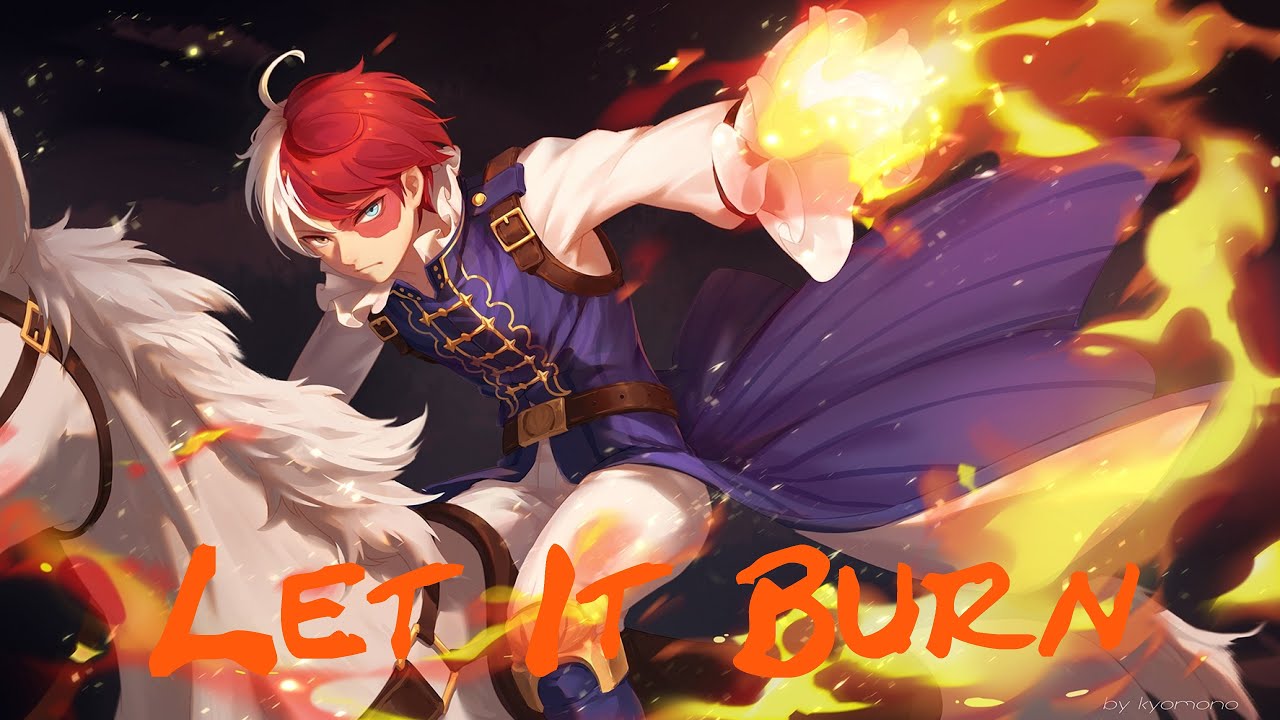 Nightcore - Let It Burn (Lyrics) - YouTube