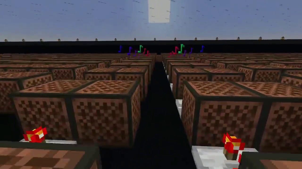 Undertale - Megalovania - minecraft note block!!!!!! - YouTube