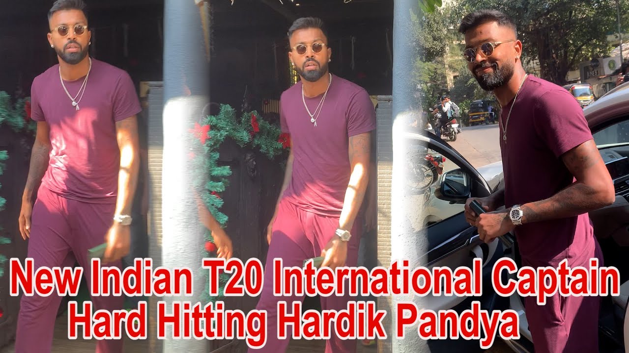 Indian Cricket New T20 Captain Hard Hitting Hardik Pandya Spotted at ...